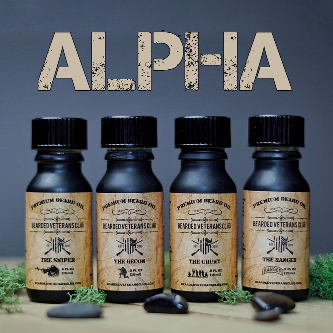 Alpha Beard Oil Kit – Bearded Veterans Club